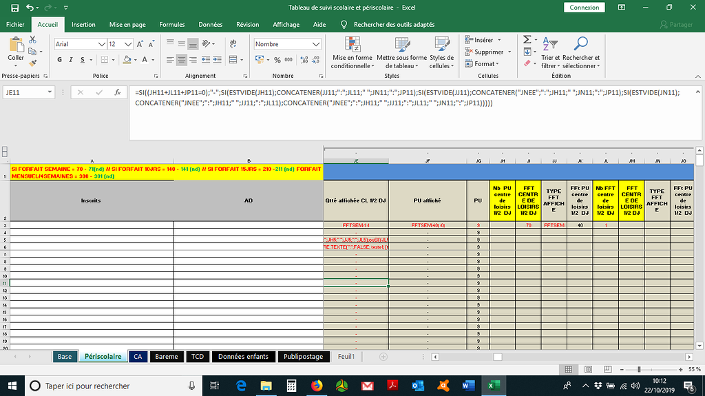 Concatener Sauf Si Cellule Vide Excel Forum Formule Excel
